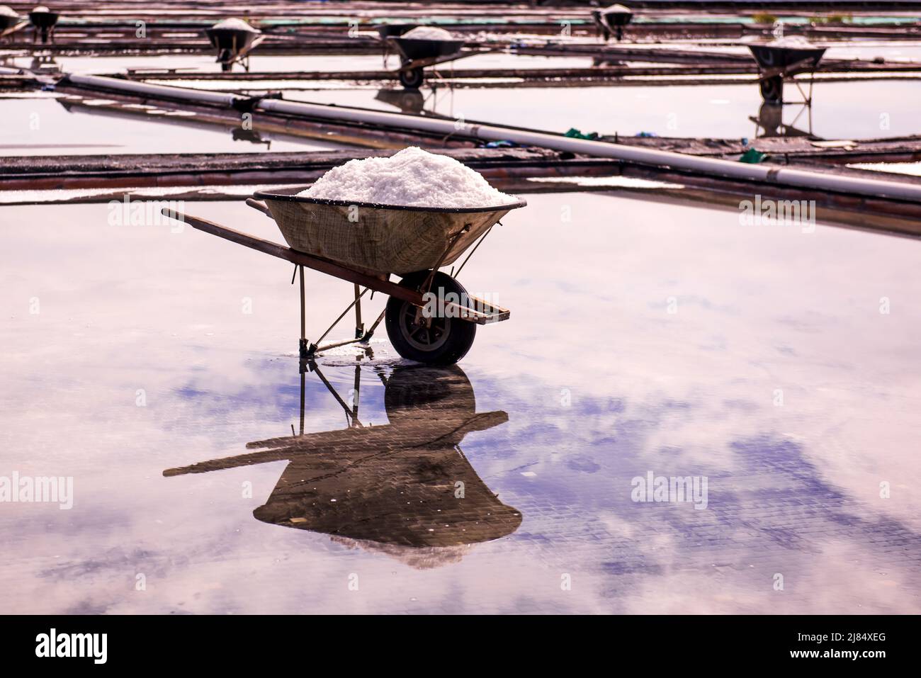 Panoramic salt evaporation pond hi-res stock photography and images - Alamy