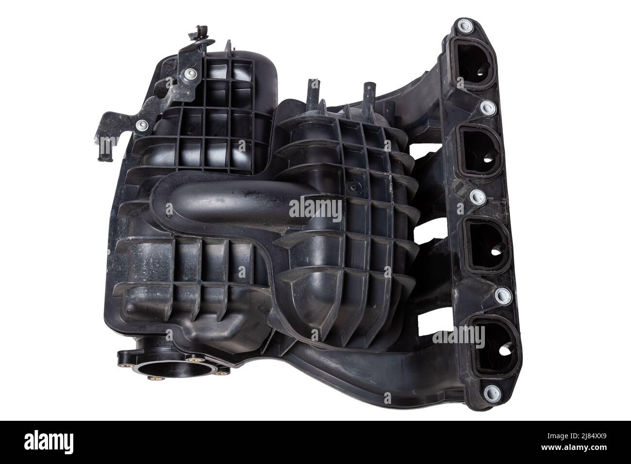 Intake manifold plastic housing with a system for adjusting the air ...