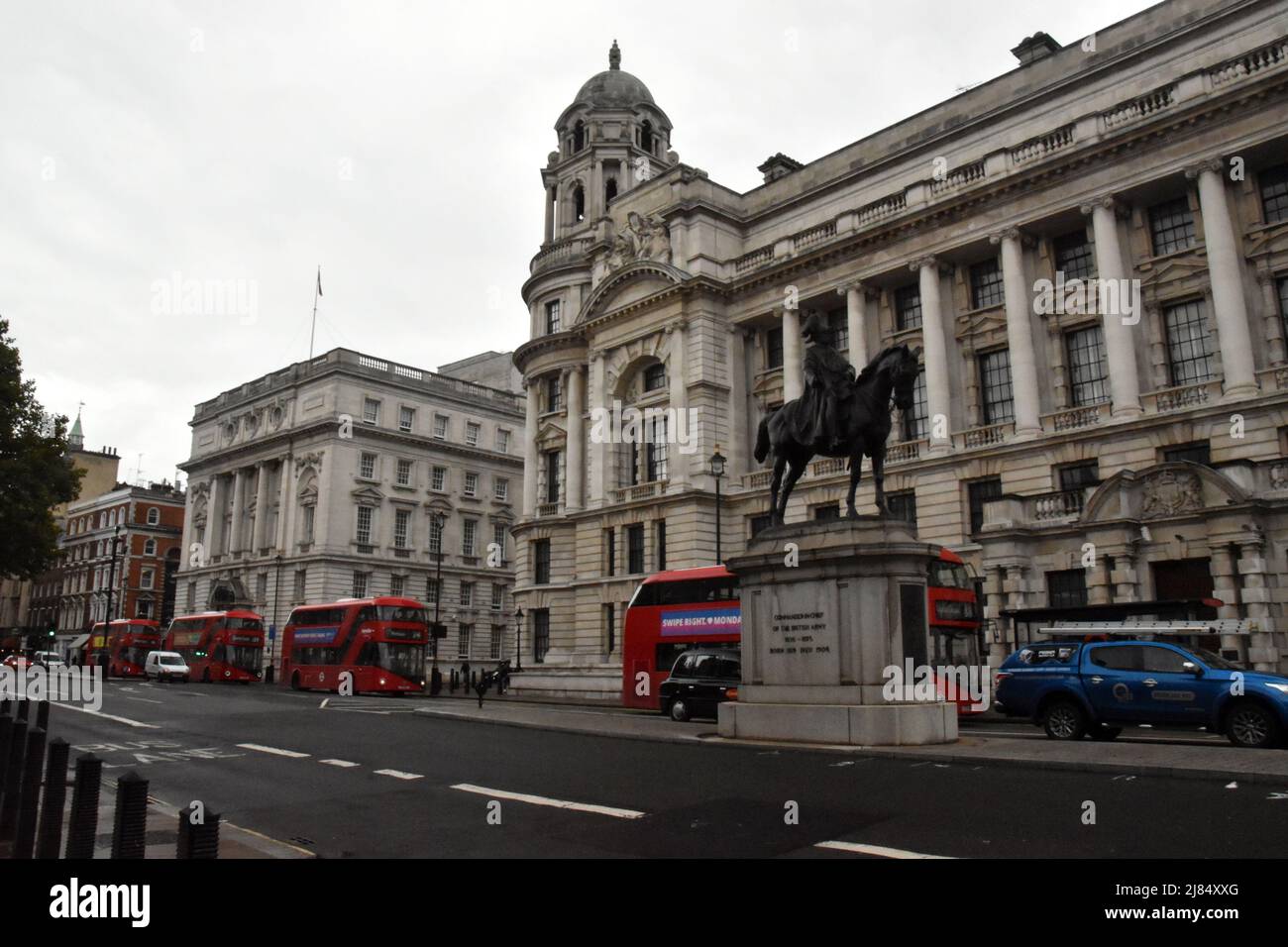 Statue of Prince George, Duke of Cambridge, Whitehall, London, England ...