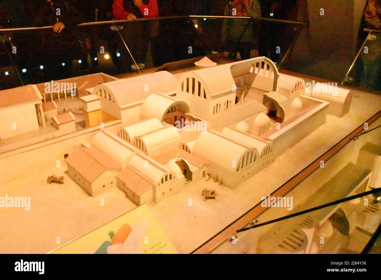 Model of Roman Bath and Roman Temple of Sulis Minerva, Roman Baths ...