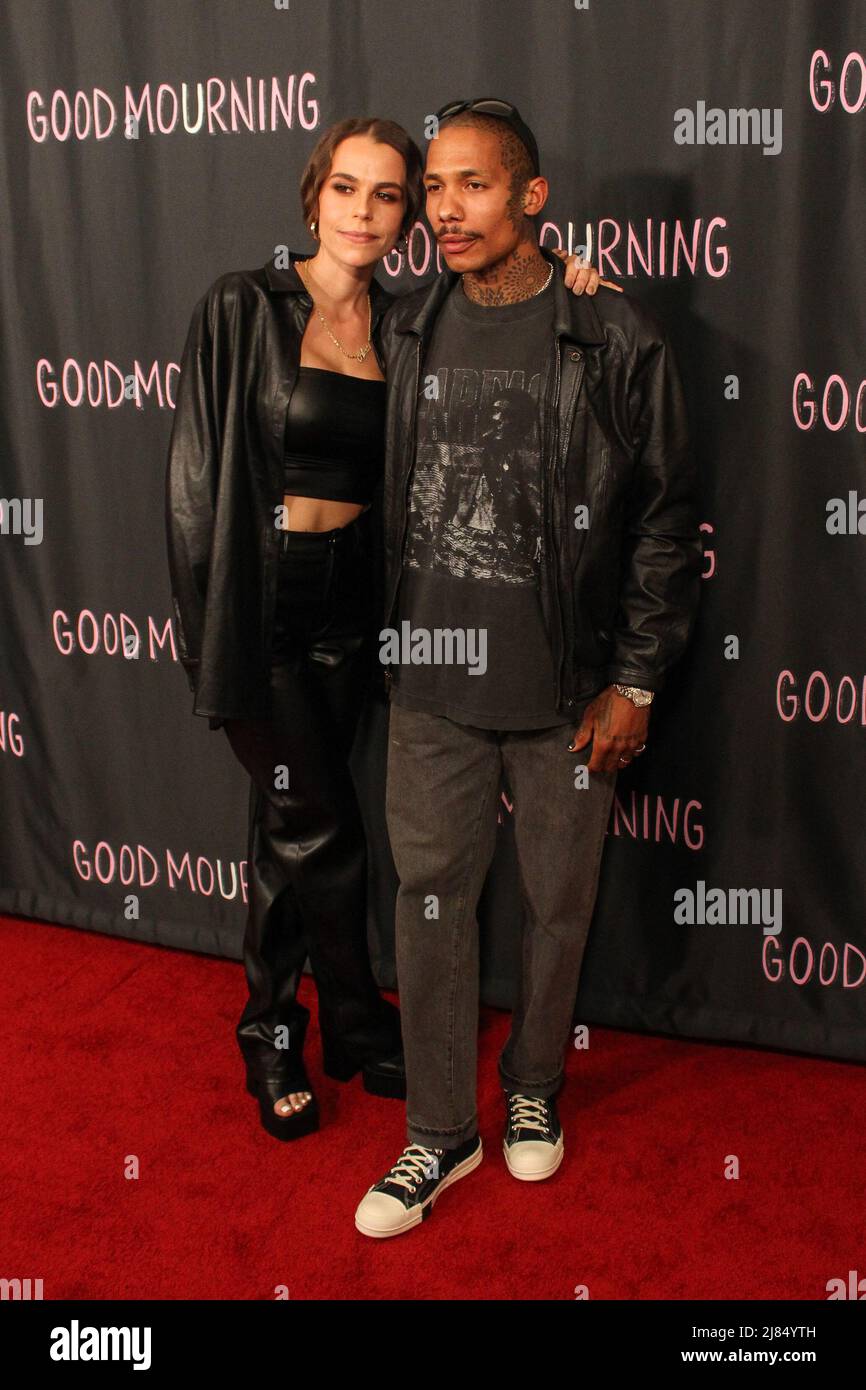 Guest and Boo Johnson arrive at the premiere of "Good Mourning" held at ...