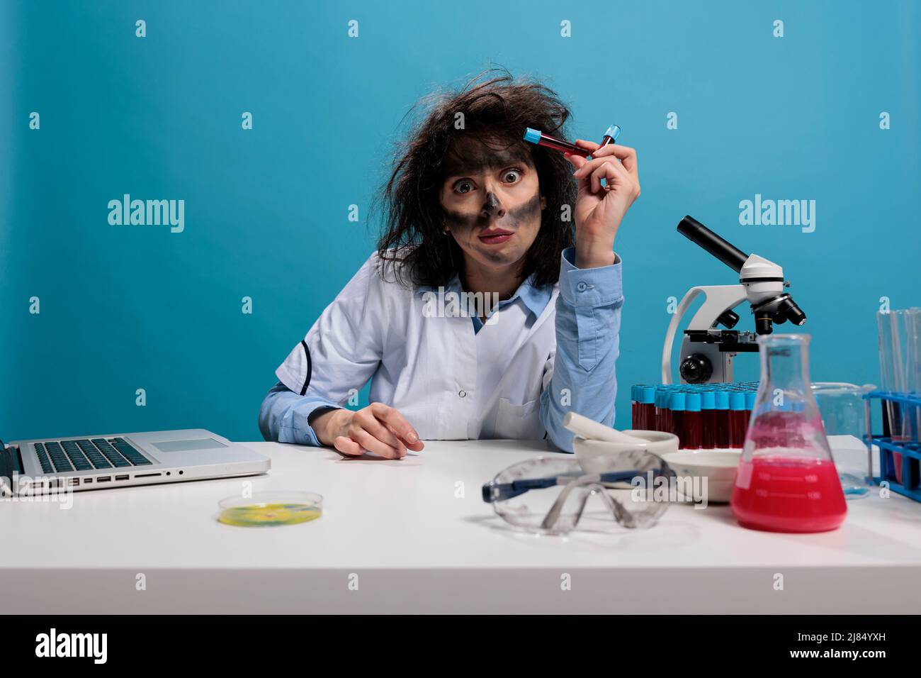 Female mad scientist hi-res stock photography and images - Alamy
