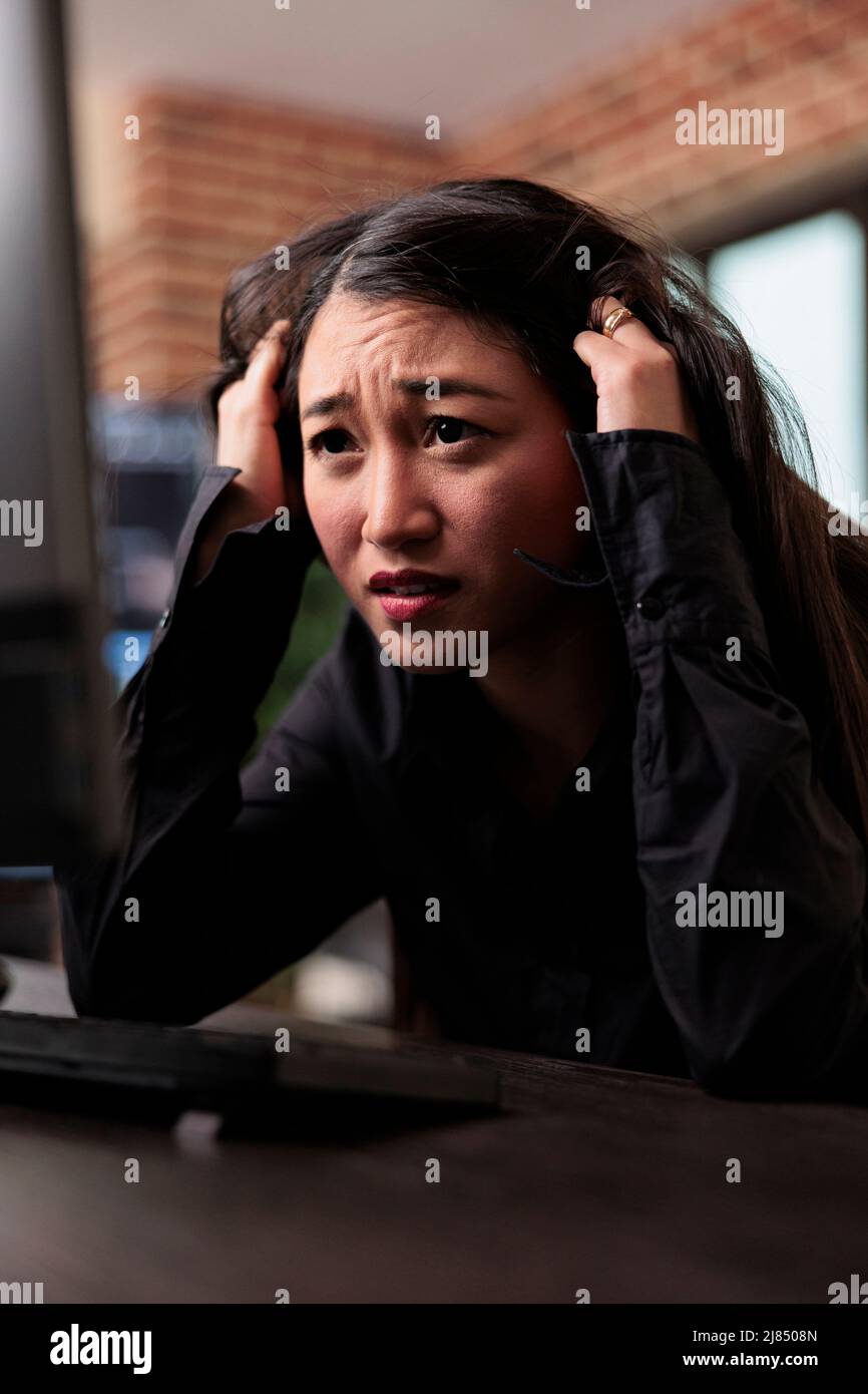 Worried Asian Network Developer Failed To Create A Security Protocol For Database Stressed