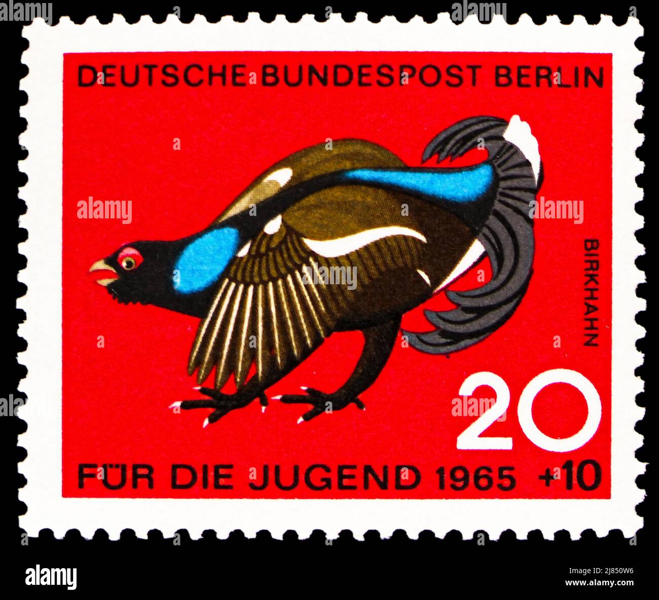 MOSCOW, RUSSIA - APRIL 10, 2022: Postage stamp printed in Germany ...