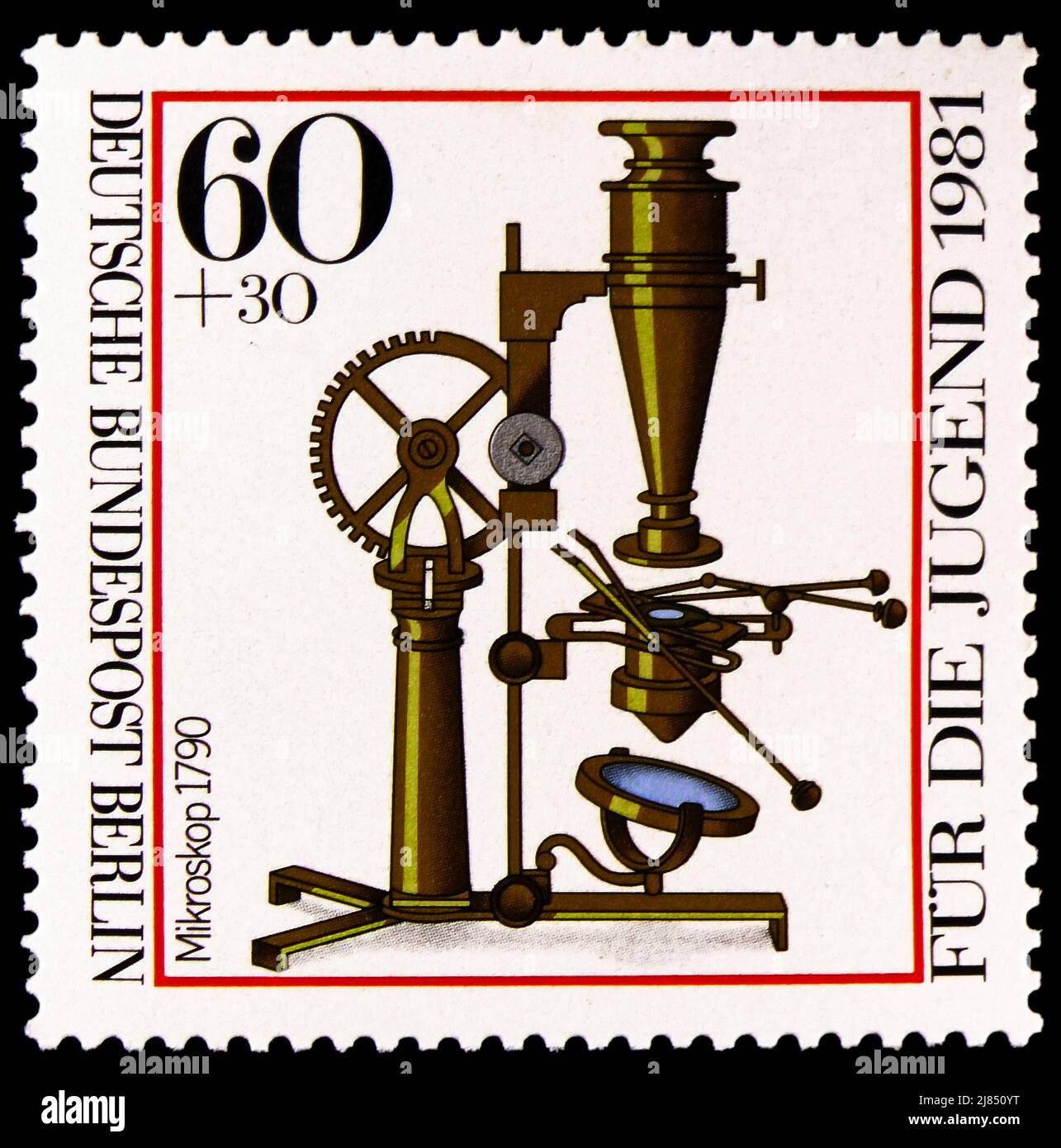 MOSCOW, RUSSIA - APRIL 10, 2022: Postage stamp printed in Germany ...