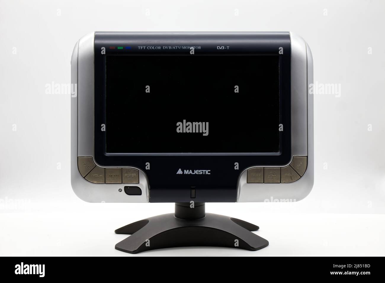 Vintage Majestic Portable 3,5" LCD Display Color Television DVB/ATV ...