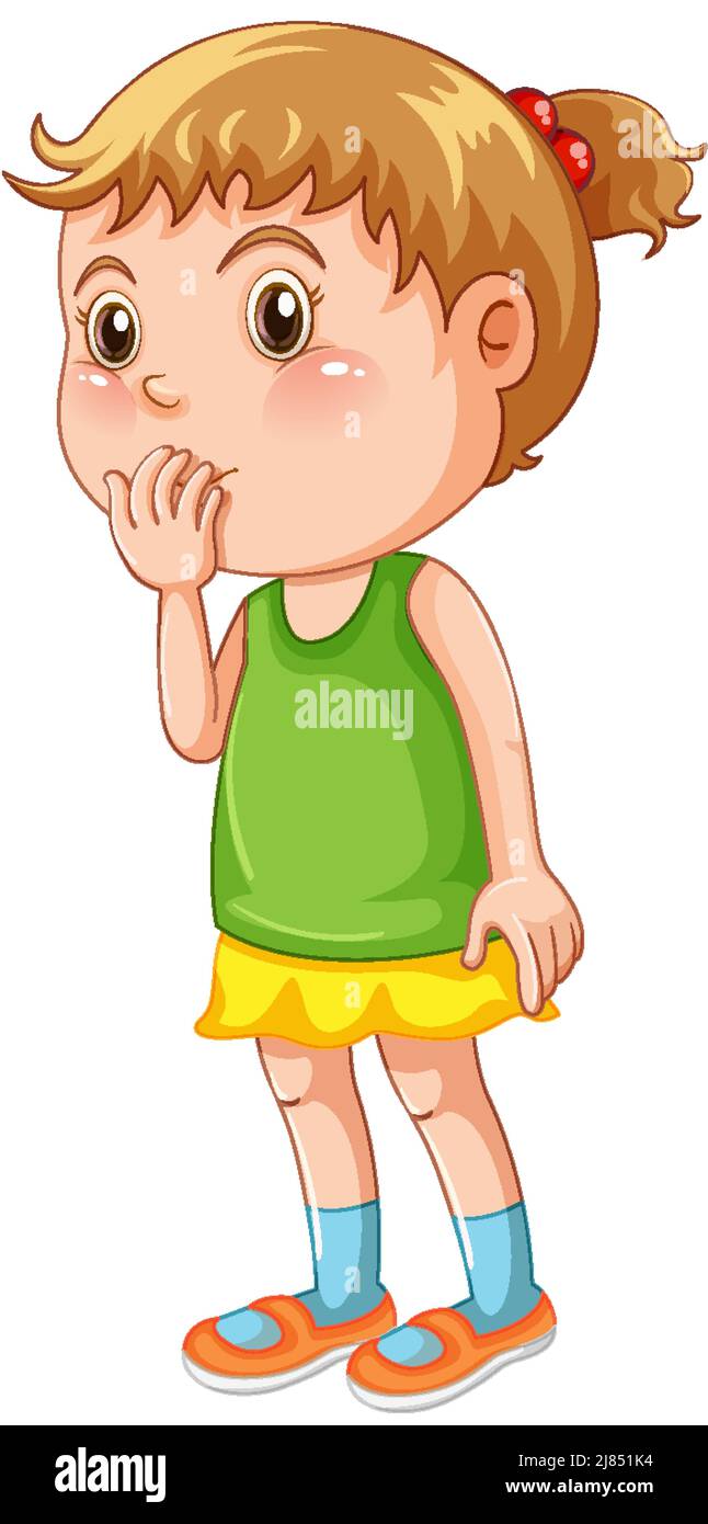 Girl Blouse Cartoon