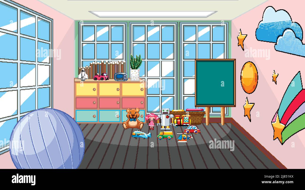 Empty room shelves Stock Vector Images - Alamy