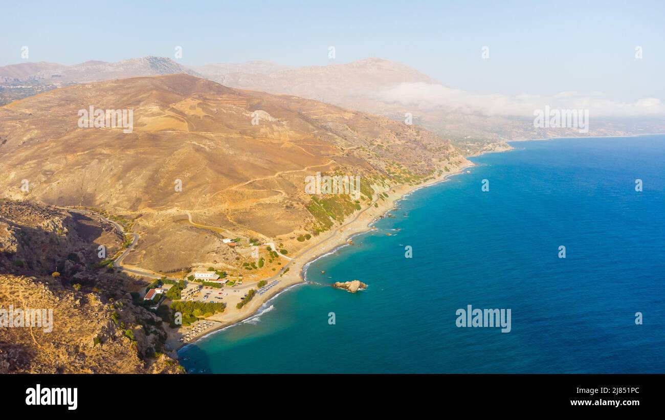 amazing beaches of Greece series -preveli (Crete Stock Photo - Alamy