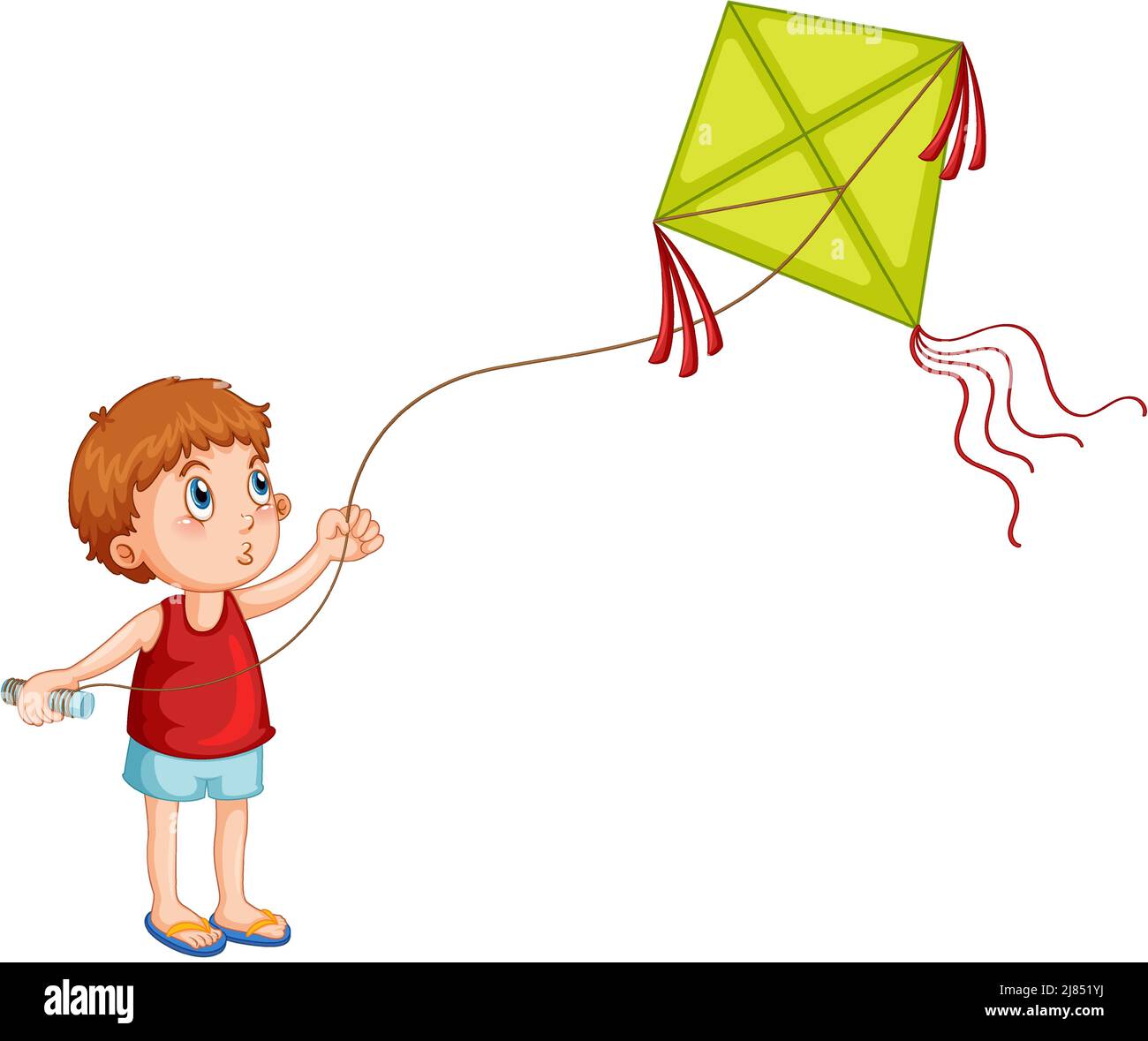 Cartoon character kites Stock Vector Images - Alamy