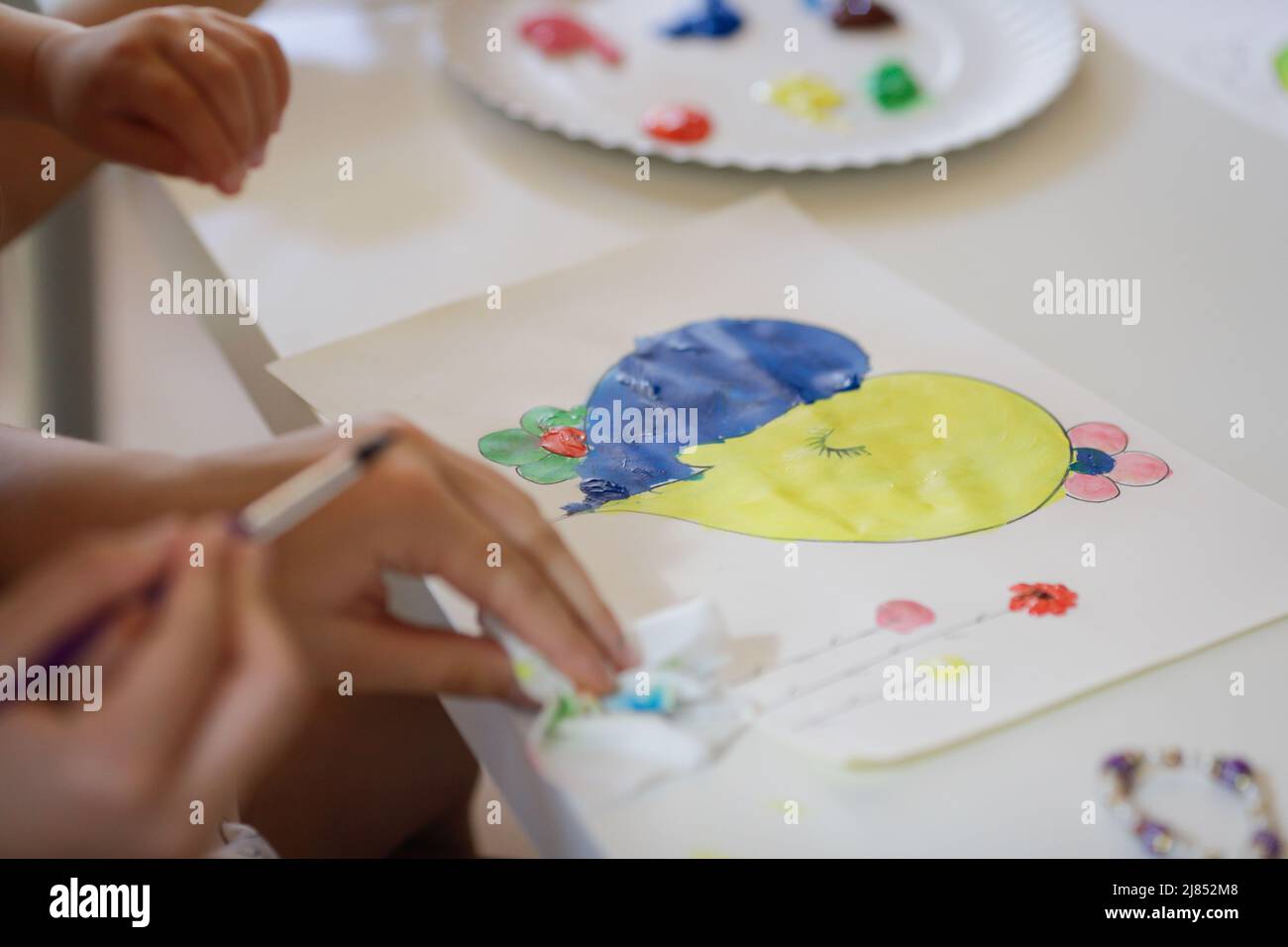 Bucharest, Romania - May 9, 2022: Shallow depth of field (selective ...