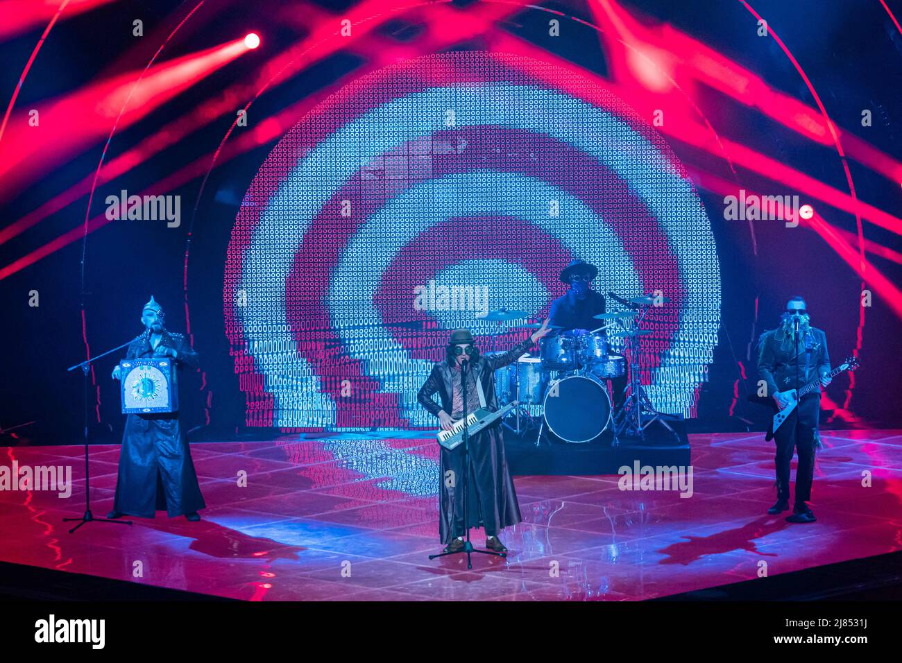 Circus Mircus for Georgia performs during 2nd demi-final of Eurovision ...