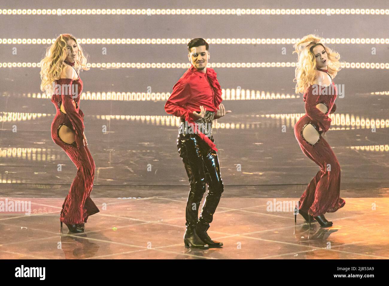 WRS for Romania performs during 2nd demi-final of Eurovision Song ...