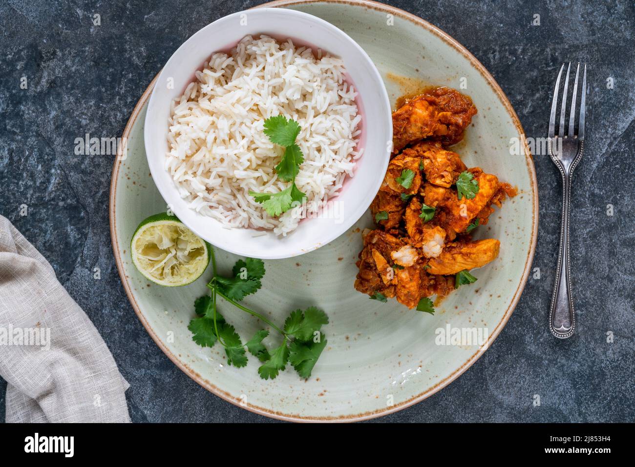Parsi fish patia with rice - delicious curry from the Parsi community ...