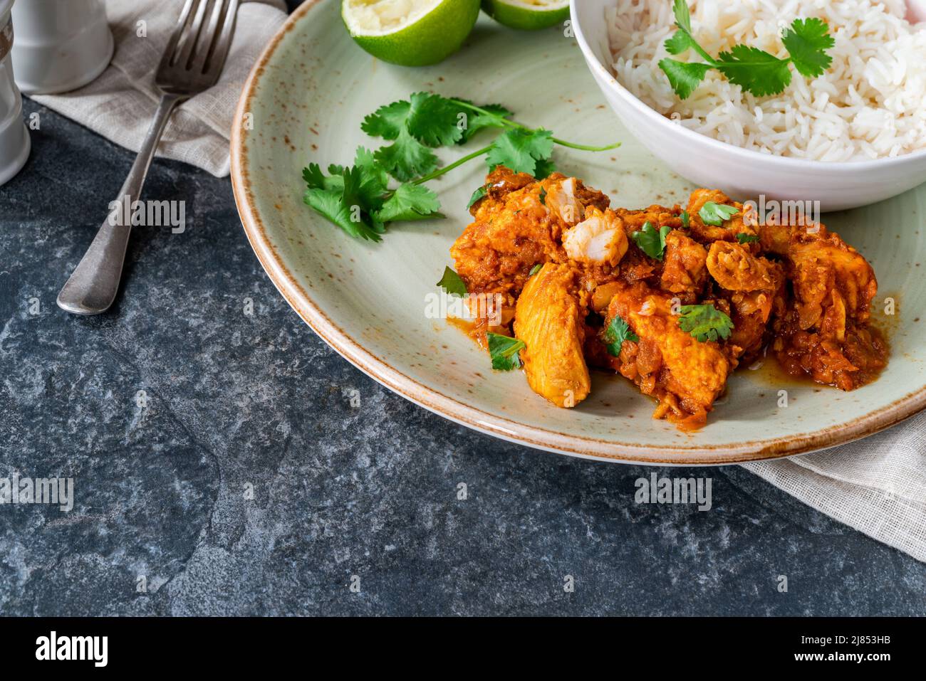 Parsi fish patia with rice - delicious curry from the Parsi community ...