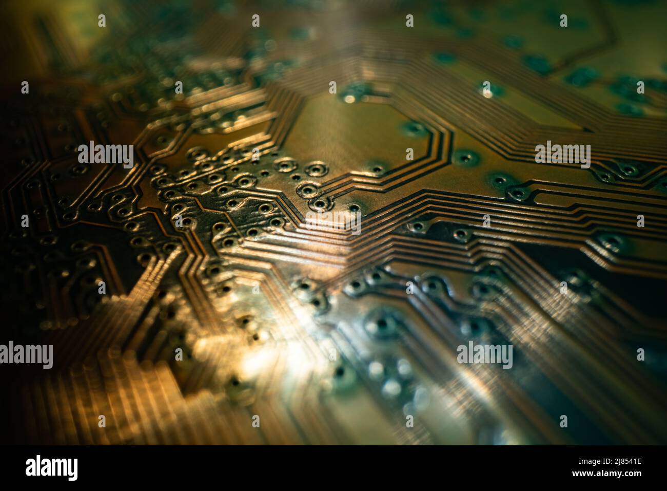 Electronic circuit board technology background. Electronic plate ...