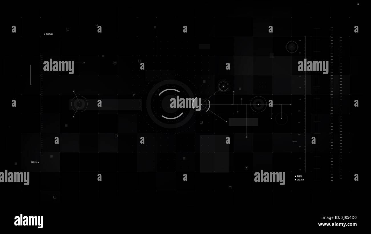 Abstract background Futuristic video overlay user interface design ...