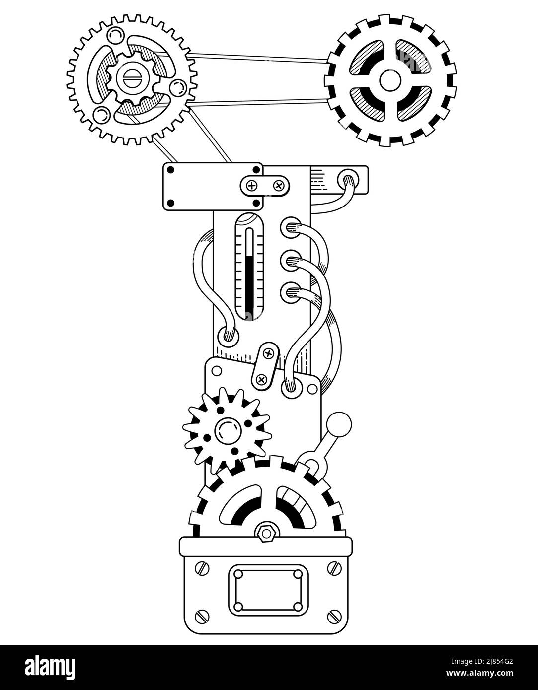 Retro style cyrillic alphabet Black and White Stock Photos & Images - Alamy