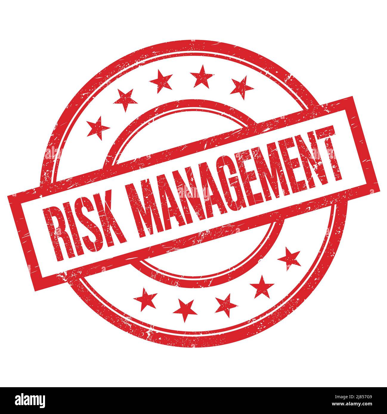 RISK MANAGEMENT text written on red round vintage rubber stamp Stock ...