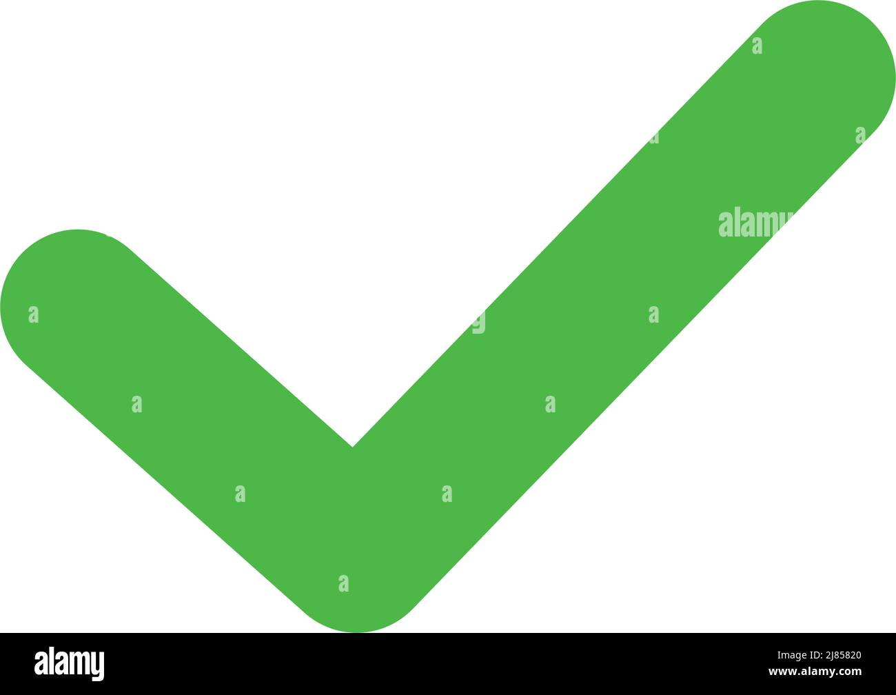 Green check mark icon. Editable vector Stock Vector Image & Art - Alamy