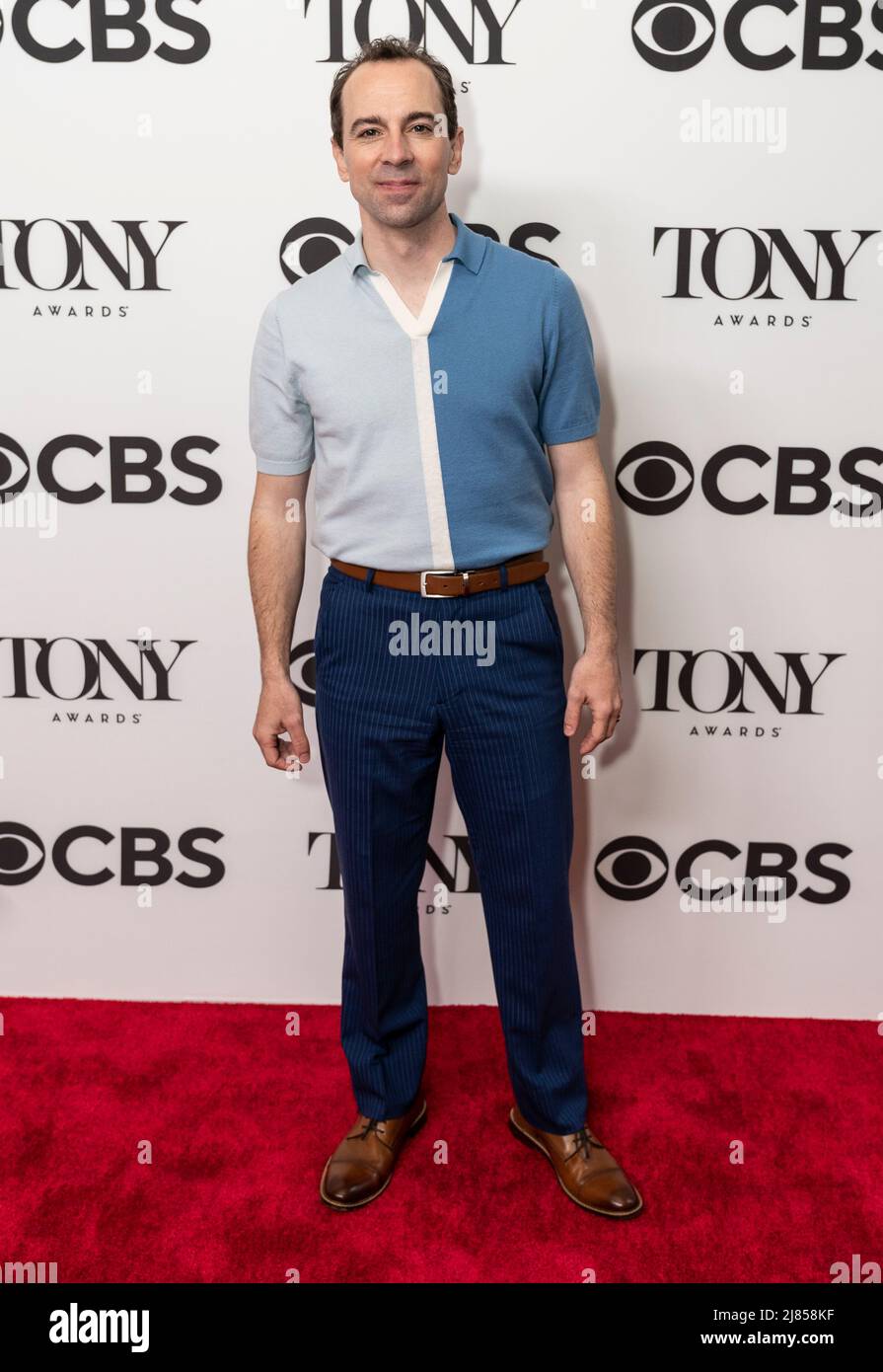 New York, NY - May 12, 2022: Rob McClure nominee for Leading actor in musical Mrs. Doubtfire ...