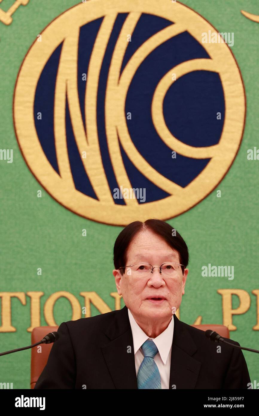 Tokyo, Japan. 13th May, 2022. Satoshi Morimoto Former Defense Minister ...