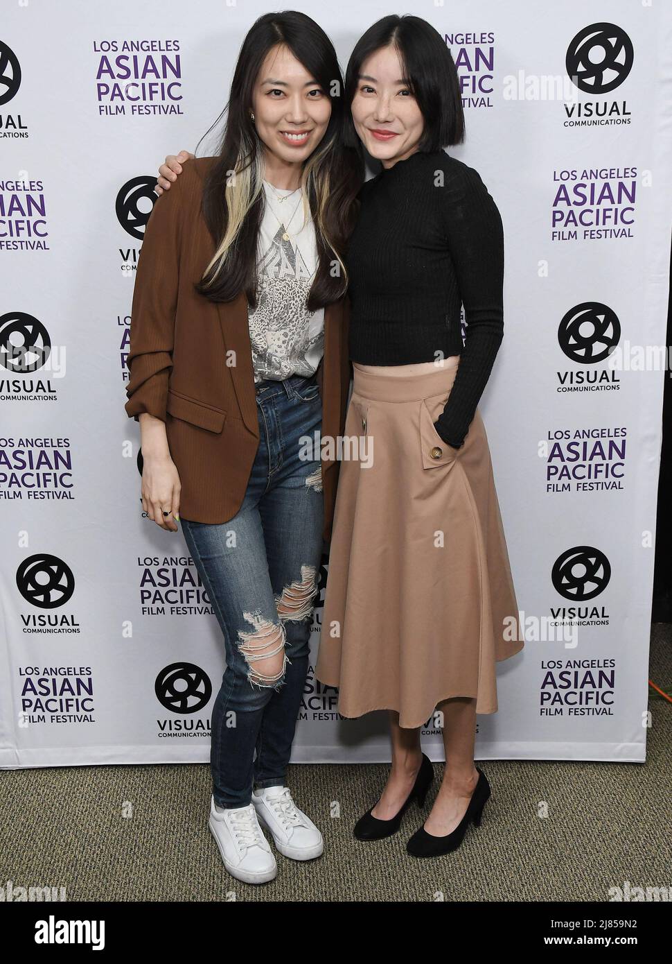 Los Angeles, USA. 12th May, 2022. (L-R) Veronica Kim and Kim Ellis at ...