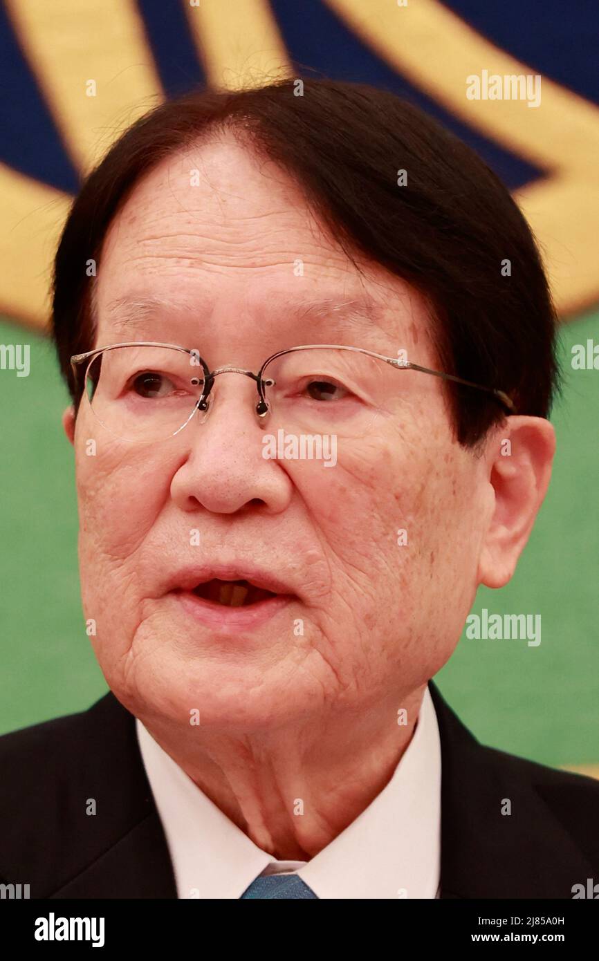 Tokyo, Japan. 13th May, 2022. Satoshi Morimoto Former Defense Minister ...