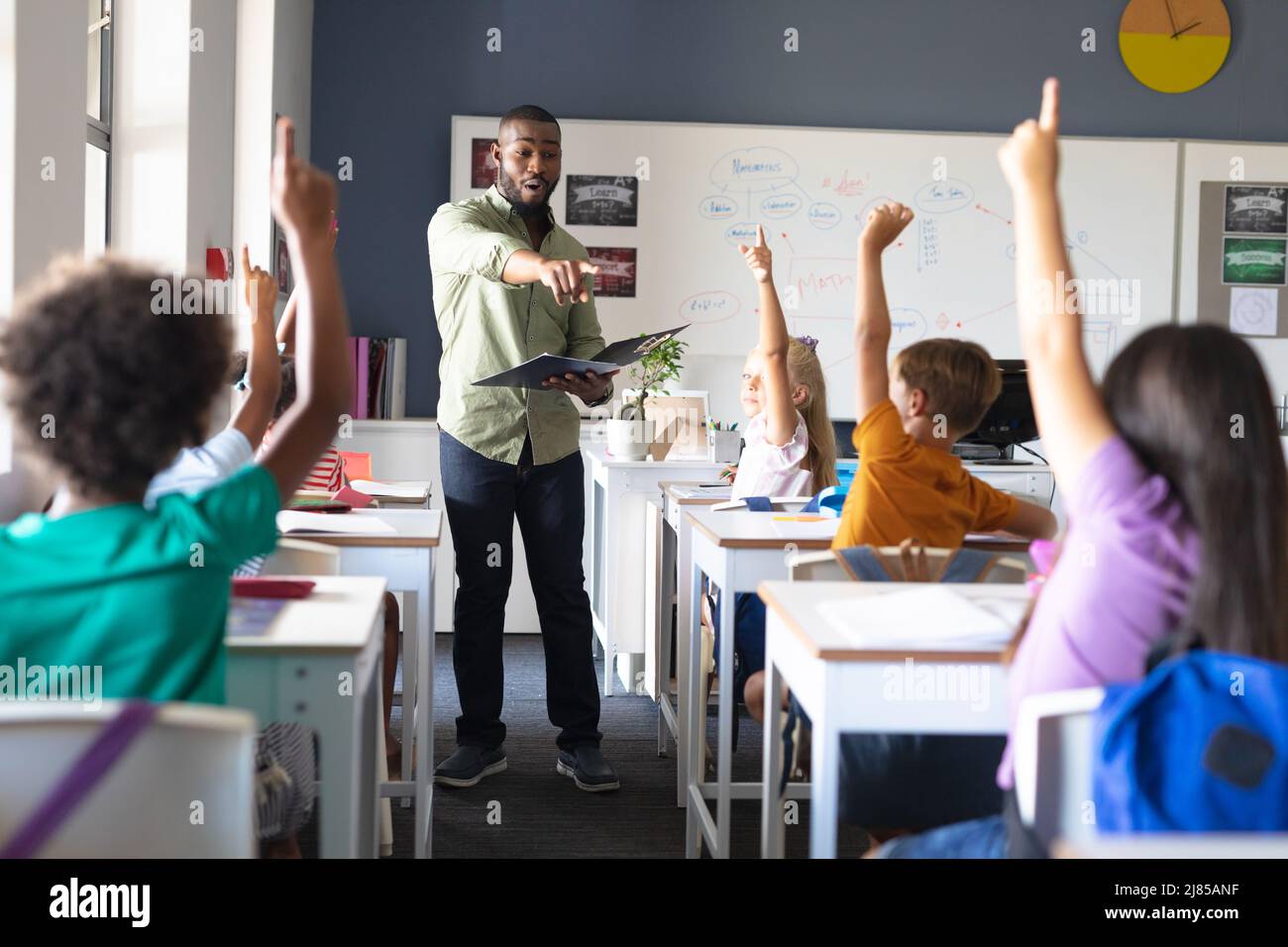 Hand Raised In Class