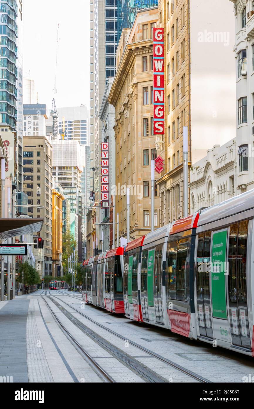 Tramway rail railway lightrail hi-res stock photography and images - Alamy
