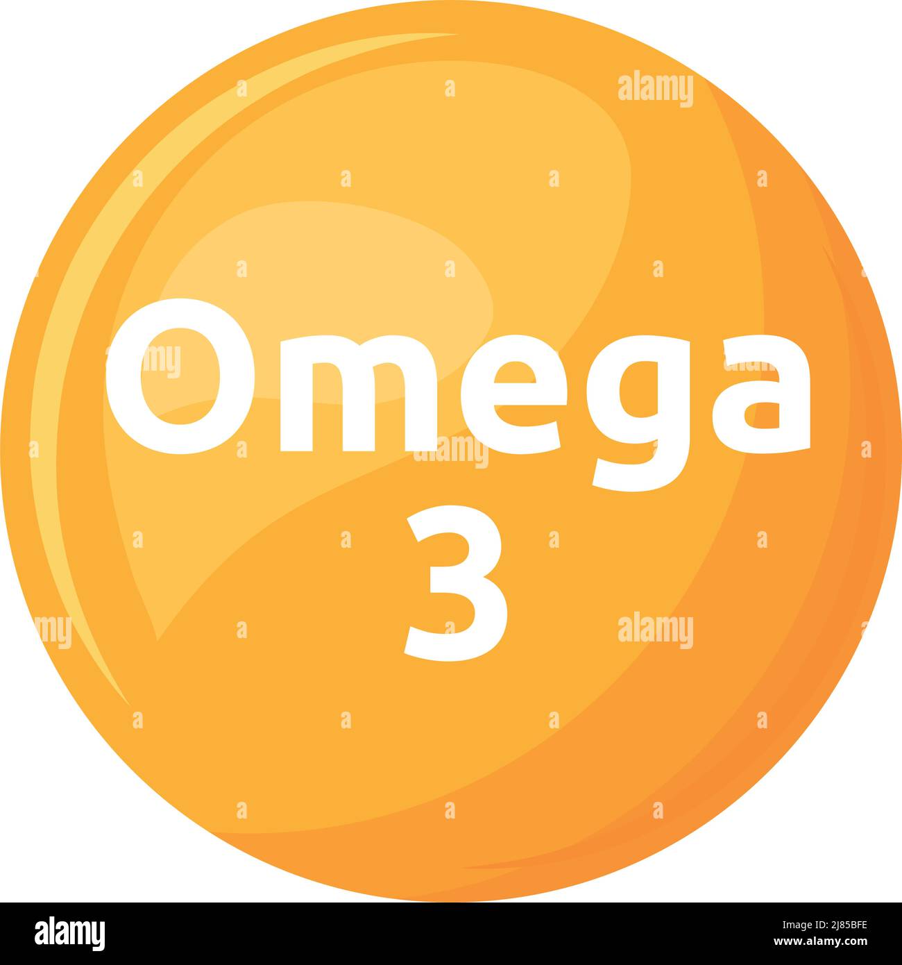 Omega Three Fatty Acids Semi Flat Color Vector Object Stock Vector Image And Art Alamy
