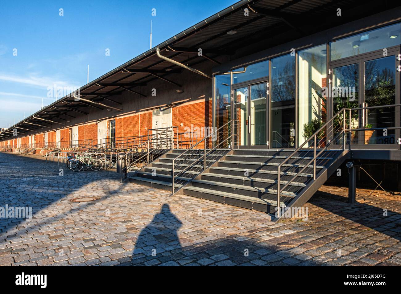 Former freight yard buildings in grounds of house exhibitions ...