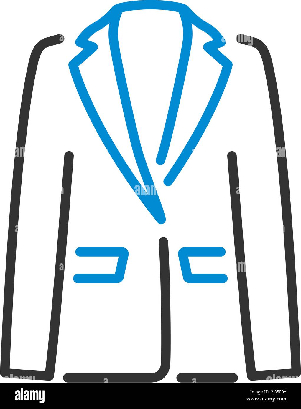 Business Woman Suit Icon. Editable Bold Outline With Color Fill Design ...