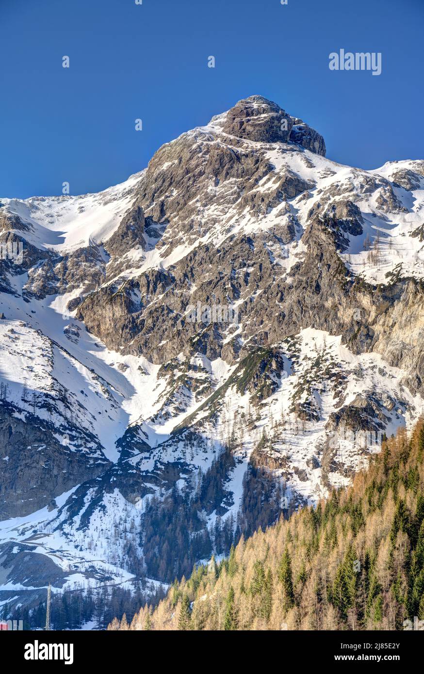 Austrian Alps near the Hohenwerfen Castle Stock Photo - Alamy