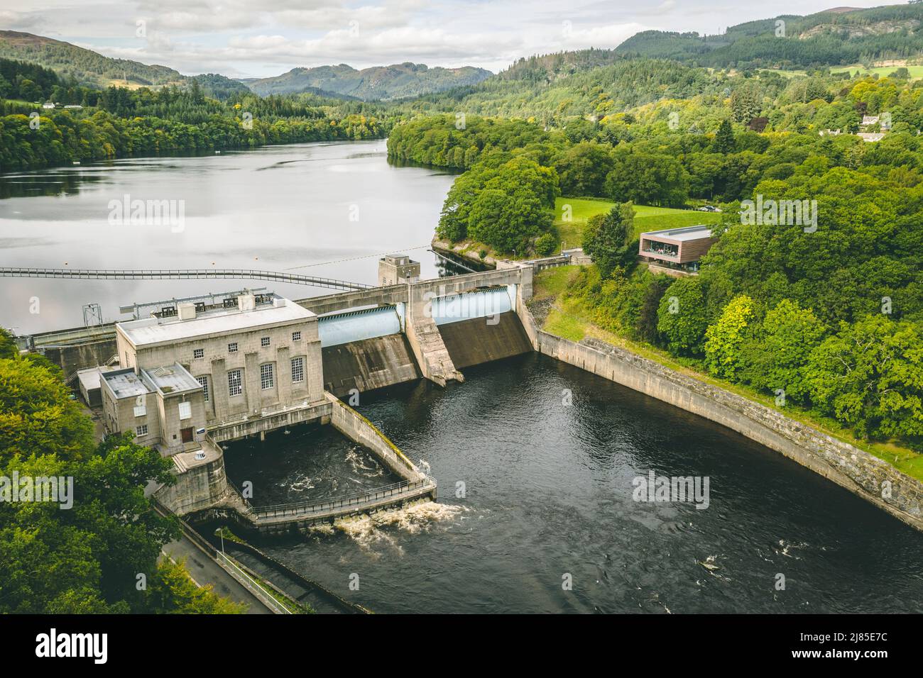 SSE Pitlochry Dam, Scotland Stock Photo - Alamy