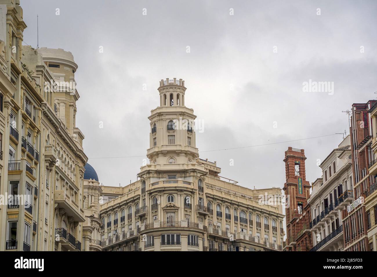 Valencia historic town hall famous building Stock Photo - Alamy