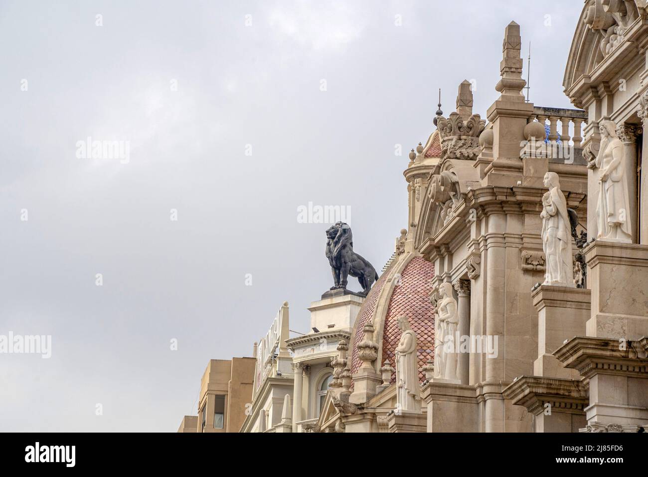 Valencia historic town hall famous building Stock Photo - Alamy