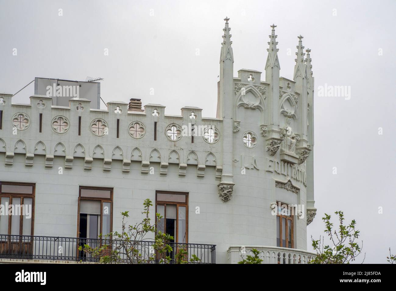 Valencia historic town hall famous building Stock Photo - Alamy