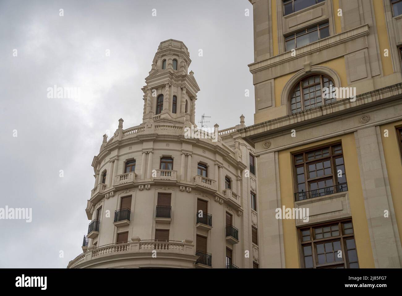 Valencia historic town hall famous building Stock Photo - Alamy