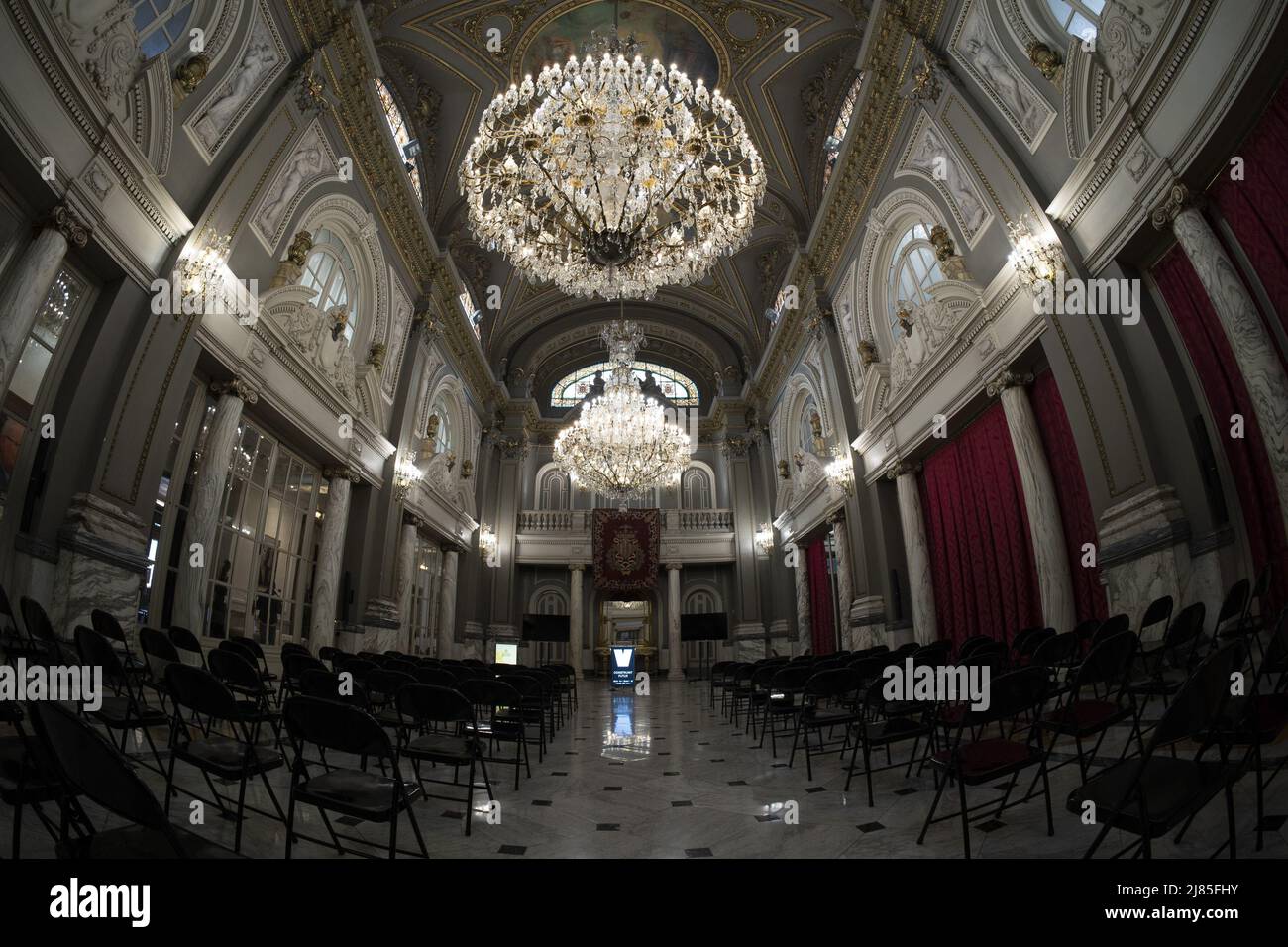 Valencia historic town hall famous building Stock Photo - Alamy