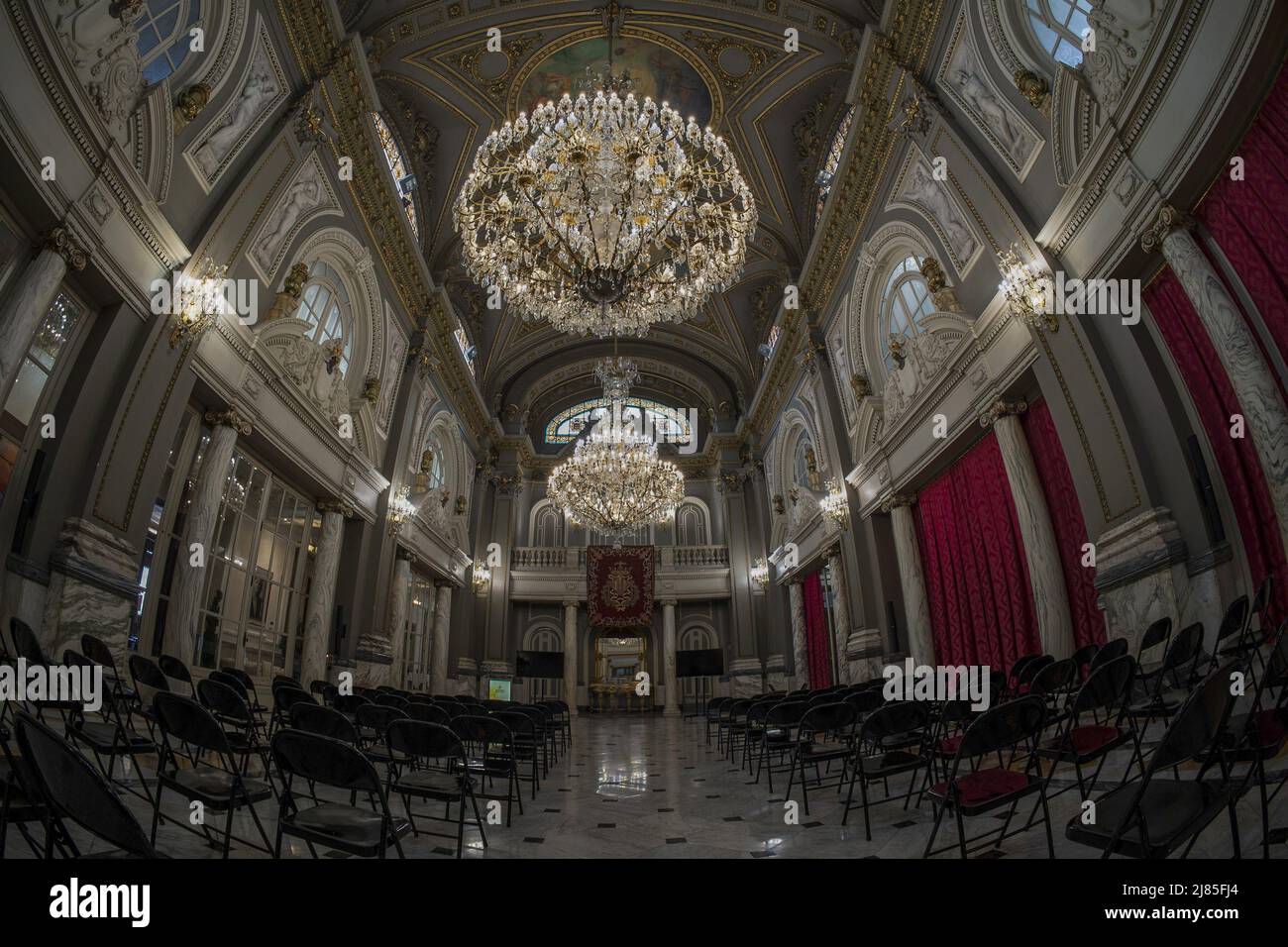 Valencia historic town hall famous building Stock Photo - Alamy