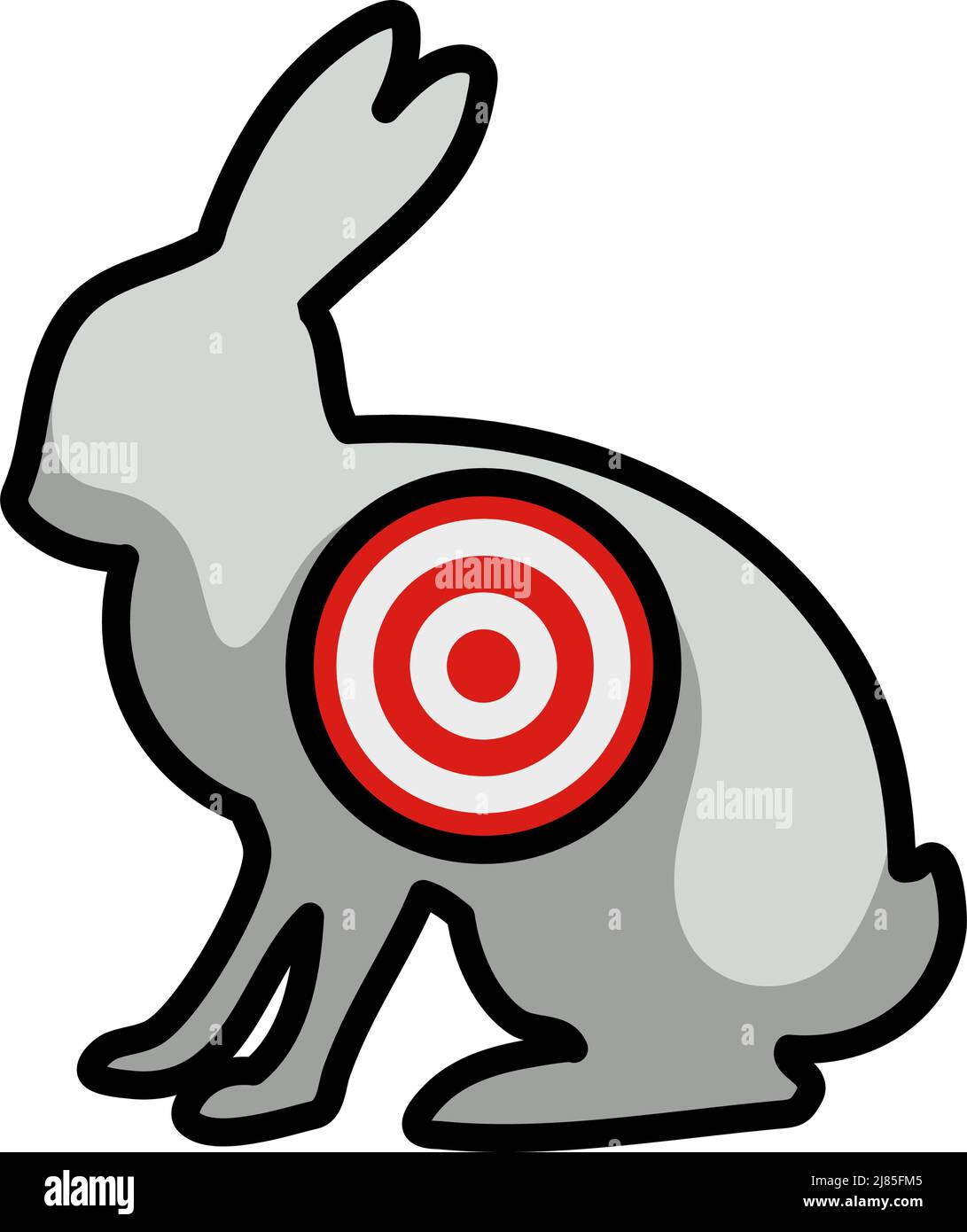 Rabbit Targets Silhouette