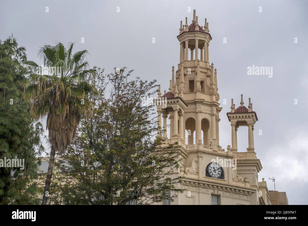 Valencia town hall sunset hi-res stock photography and images - Alamy