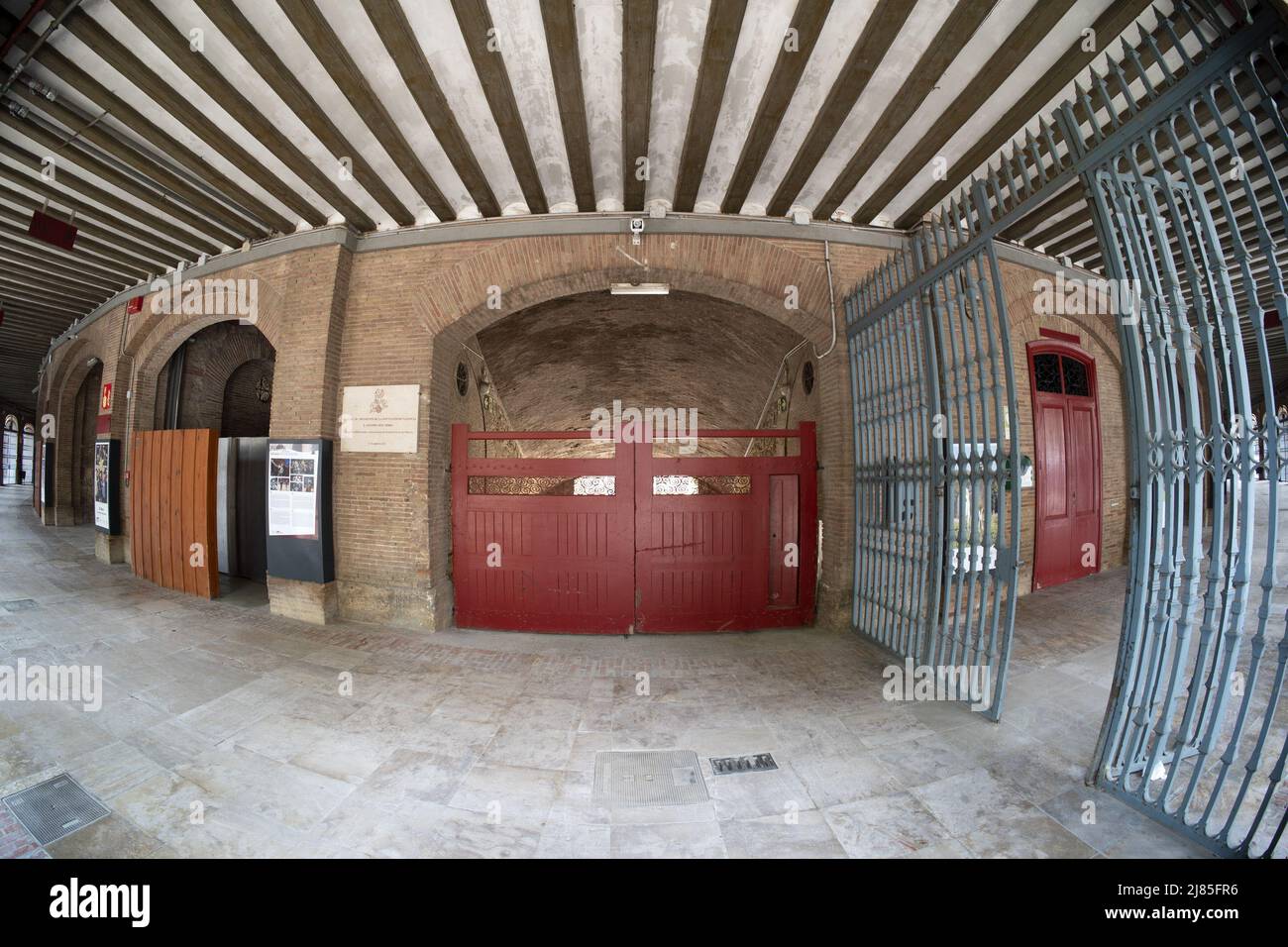 Valencia Spain bull fight arena bullring plaza de toros Stock Photo - Alamy