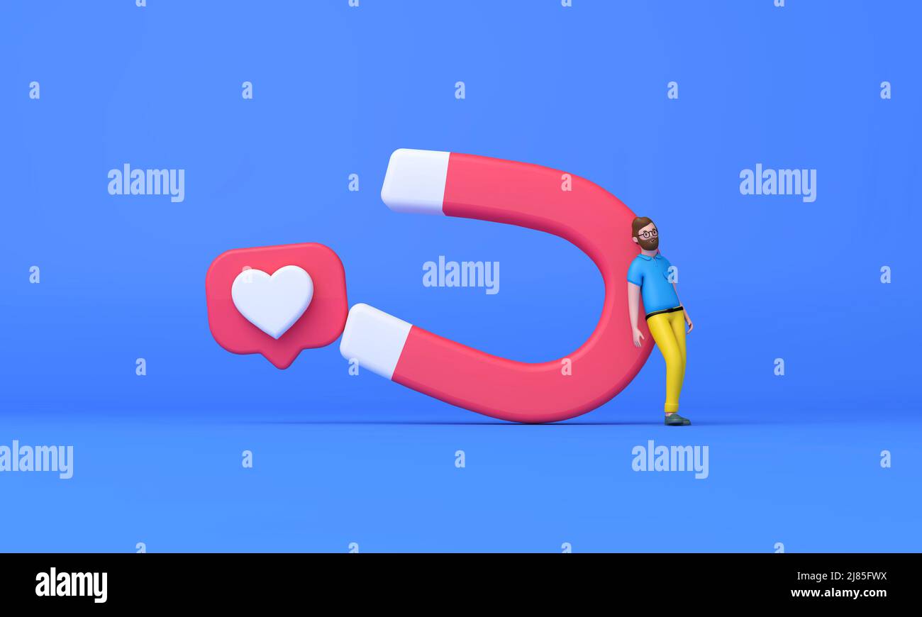 Cartoon magnet hi-res stock photography and images - Alamy