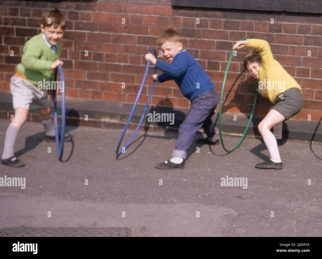 UK School Life in the 1960's Children enjoying activities in the ...