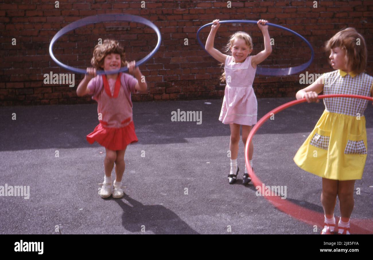 UK School Life in the 1960's Children enjoying activities in the ...