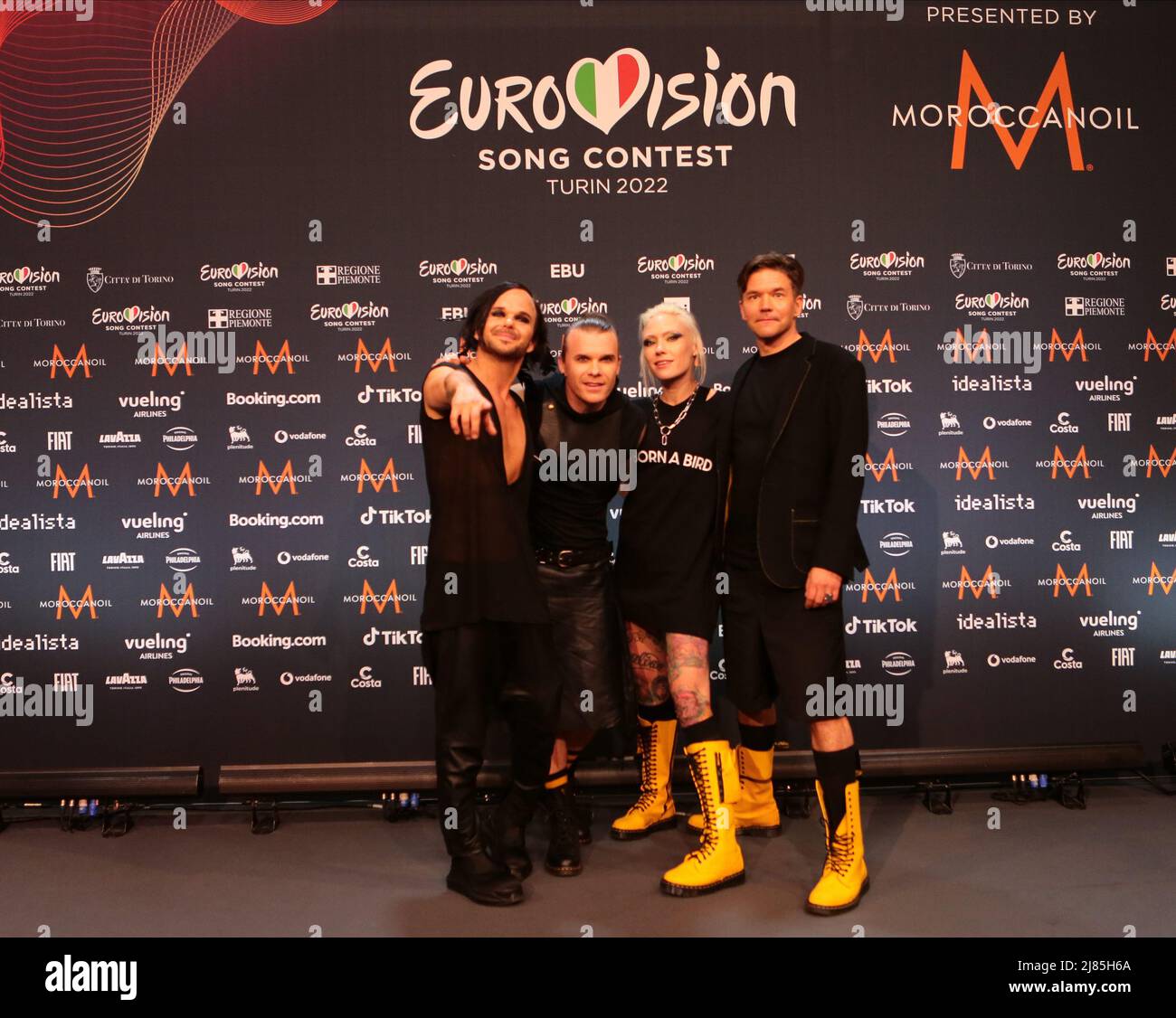 The Rasmus (Jezebel) Finland during the Eurvision Song Contest 2022 ...