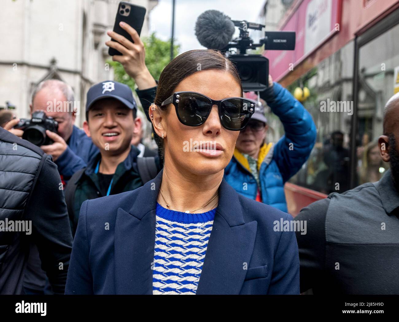 pic shows: Rebecca Vardy. Leaves Coleen Rooney and husband Wayne Rooney ...