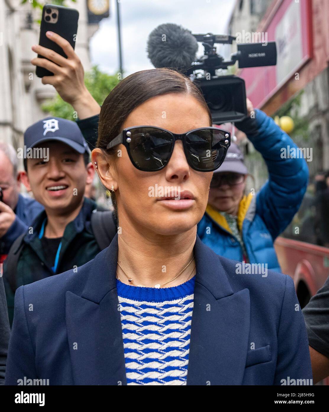 pic shows: Rebecca Vardy. Leaves Coleen Rooney and husband Wayne Rooney ...